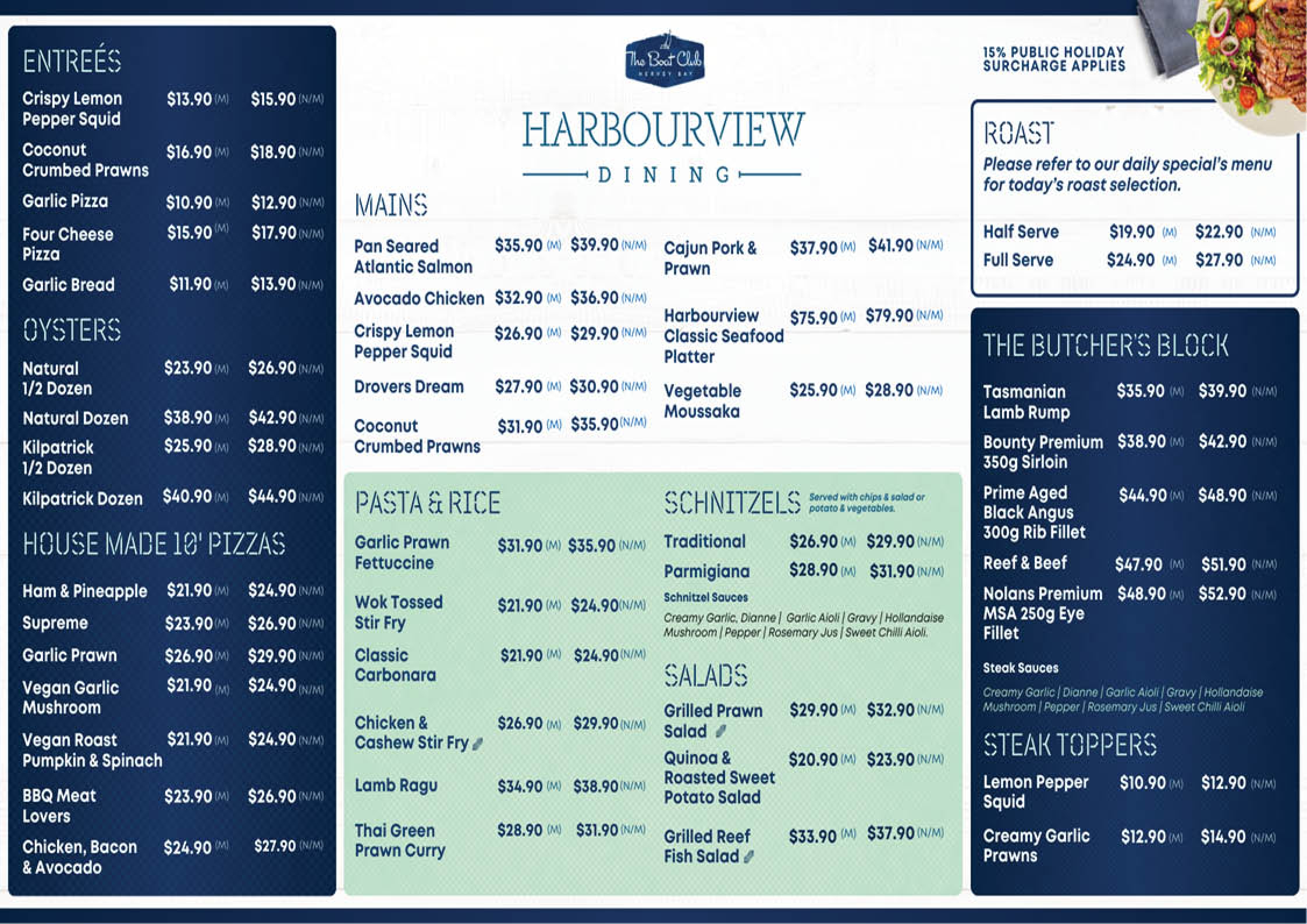 Harbourview Restaurant | Hervey Bay Boat Club
